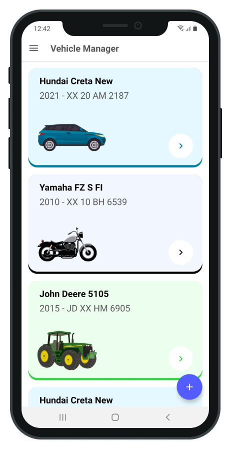 Vehicle Manager with Php Backend - Android (Kotlin) by Shreyanshi_Infotech Vehicle Manager with Php Backend - Android (Kotlin) by Shreyanshi_Infotech